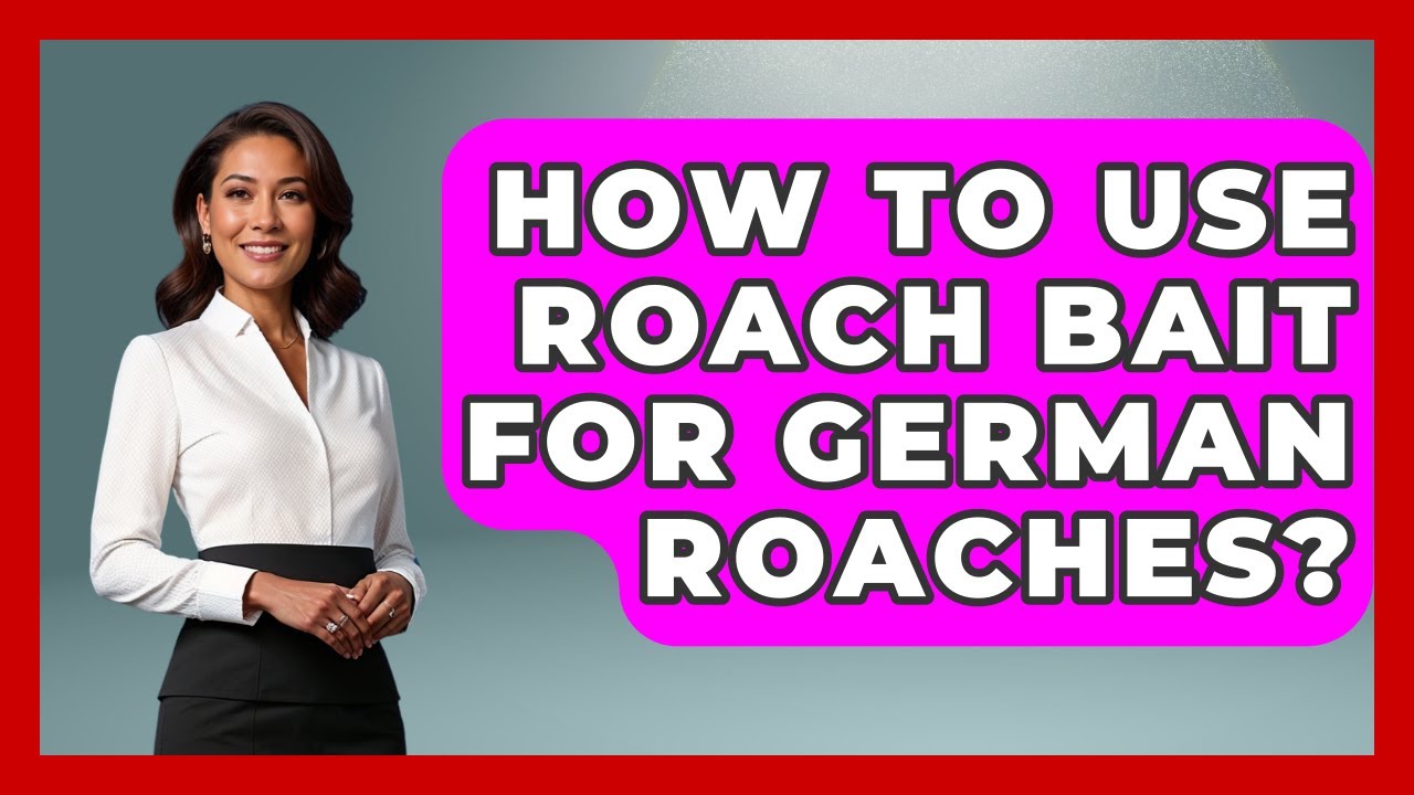 How To Use Roach Bait For German Roaches? - Insects and Invaders - YouTube