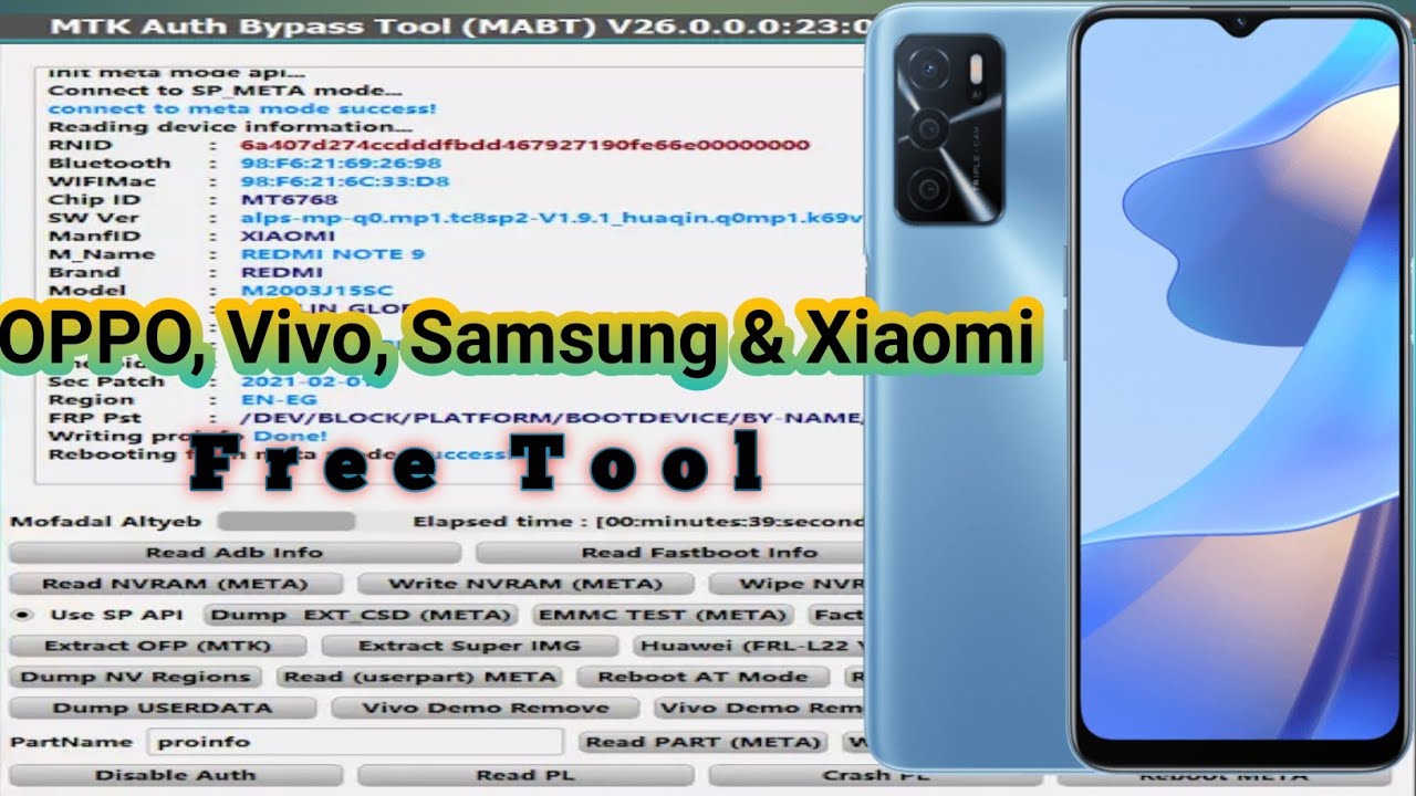 MTK Auth Bypass Tool V26 - YouTube