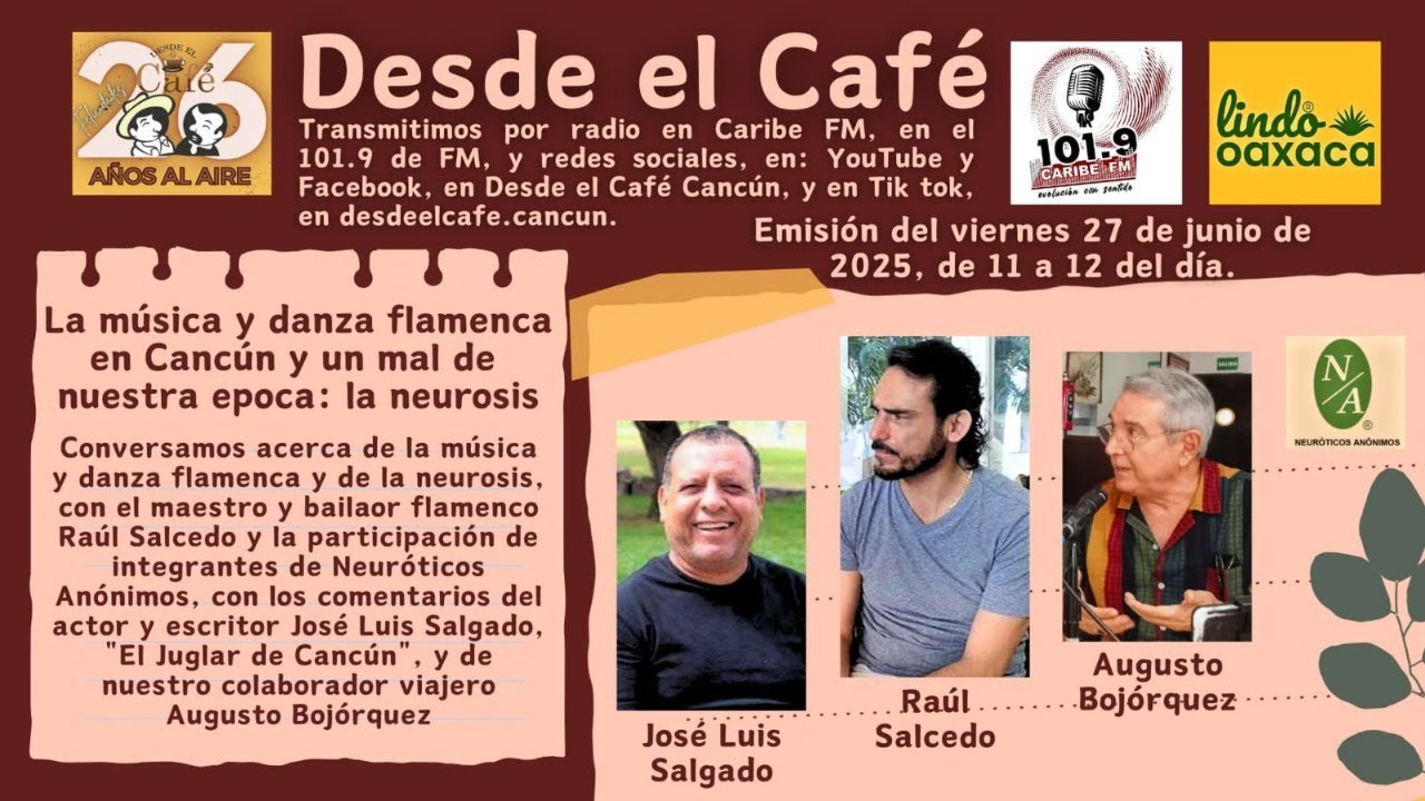 Desde el Café Cancún. Vernes 27.junio.2025 - YouTube