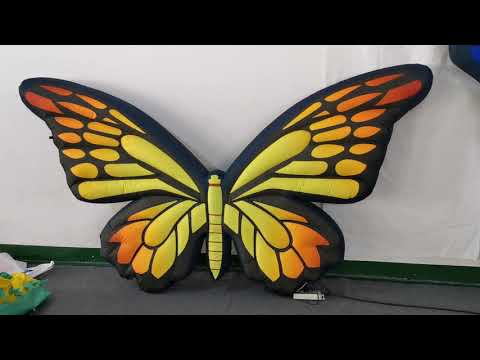 Hanging Inflatable Butterfly With Blower For Nightclub Visual ...
