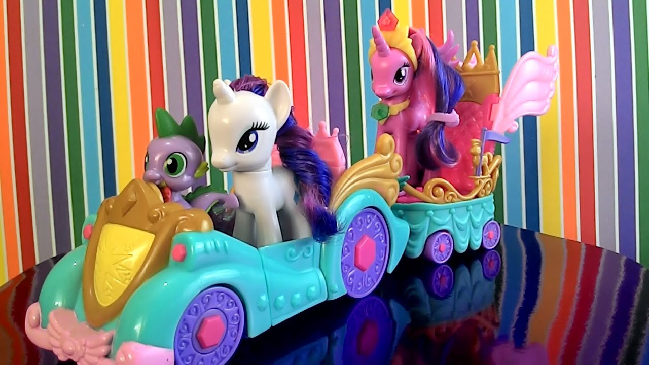 My Little Pony Princess Celebration Cars Unboxing - YouTube