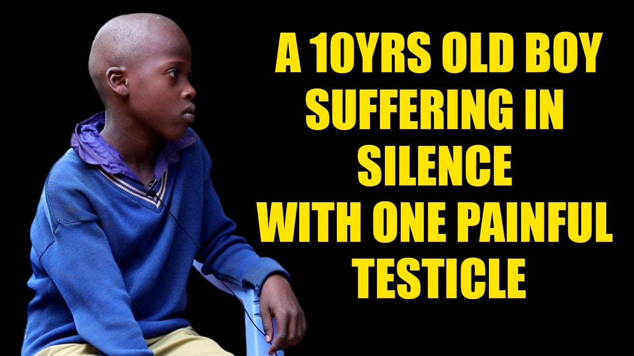 SUFFERING IN SILENCE..A 10YEARS OLD BOY UDERGOING A VERY PAINFUL MOMENT ...