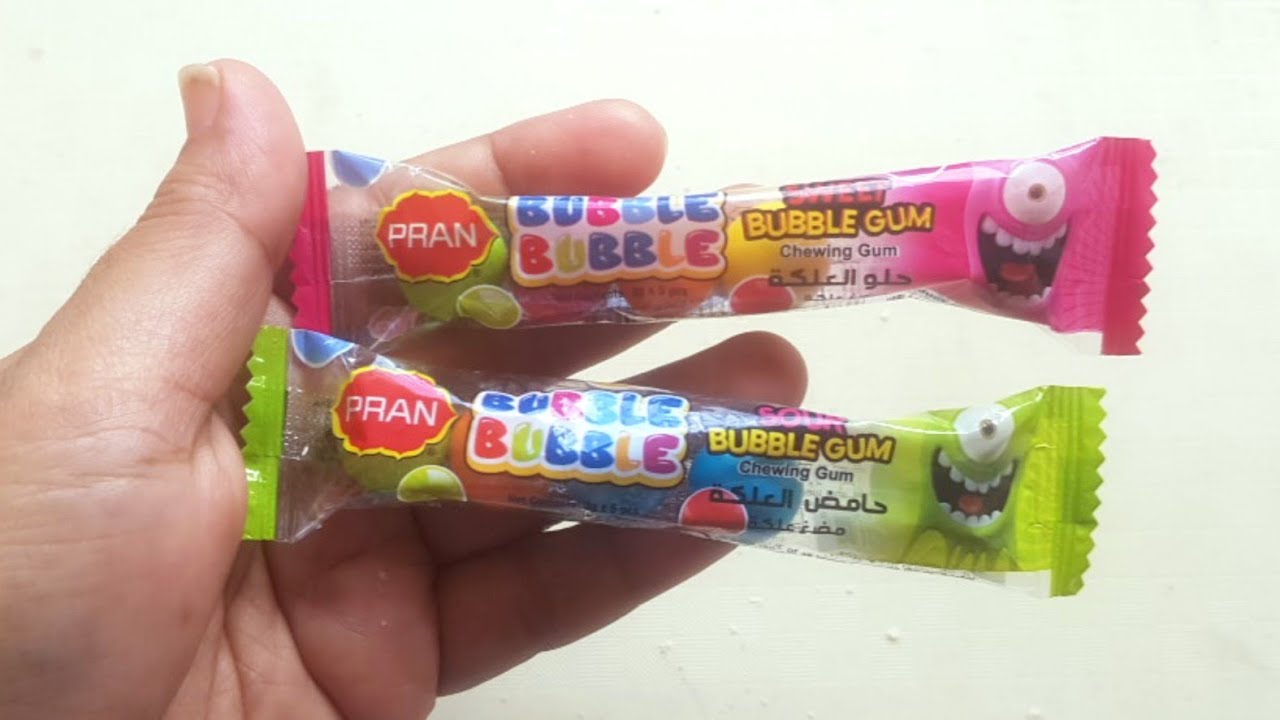 New!!! Colorful Monster Sour Bubble Gum Unboxing Video 🤯🐸 - YouTube