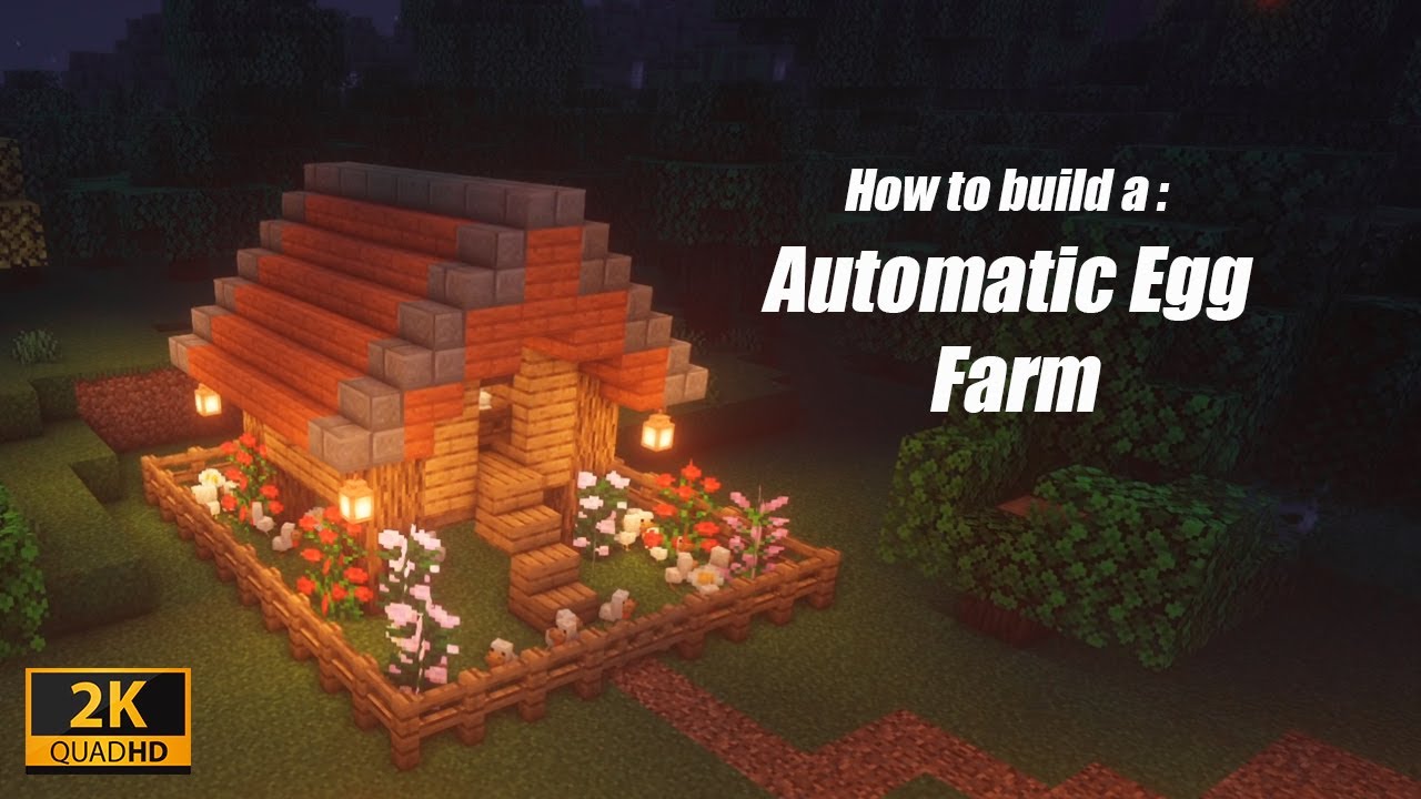Minecraft Tutorial: Automatic Egg Farm.Granja Automática de Huevos ...