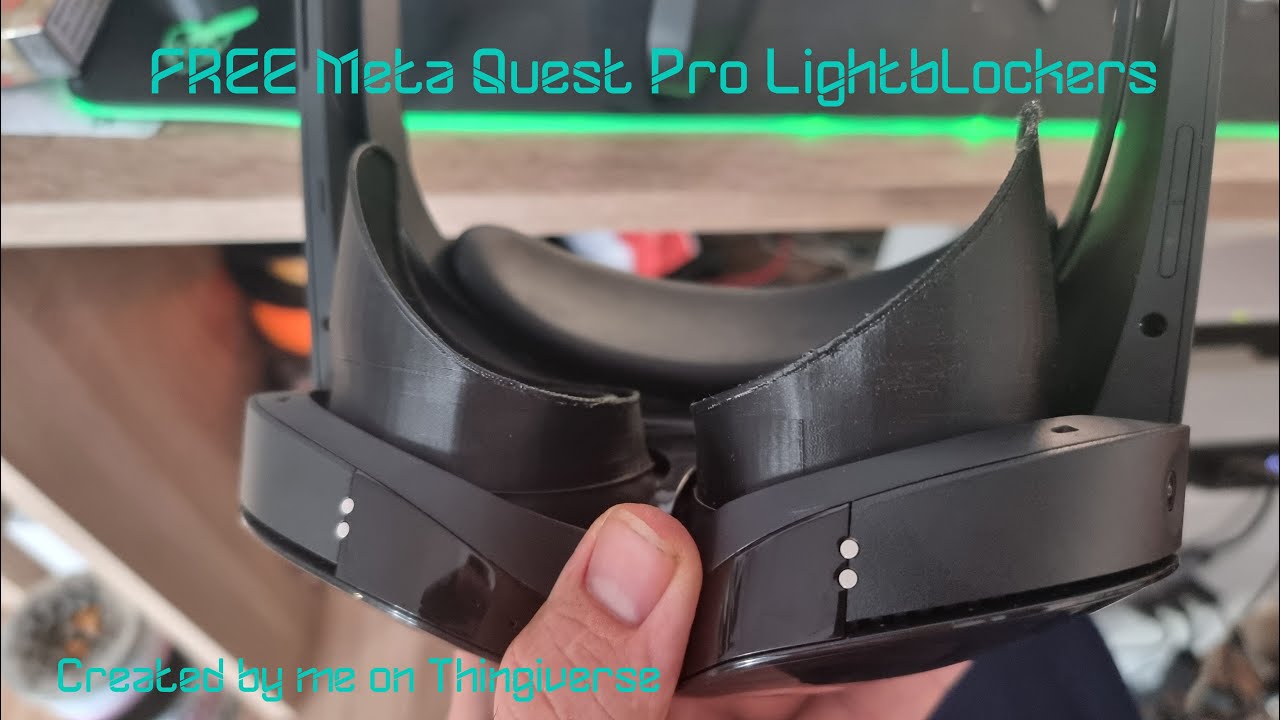 Lightblocker Meta Quest Pro (TPU 3d Print) - YouTube