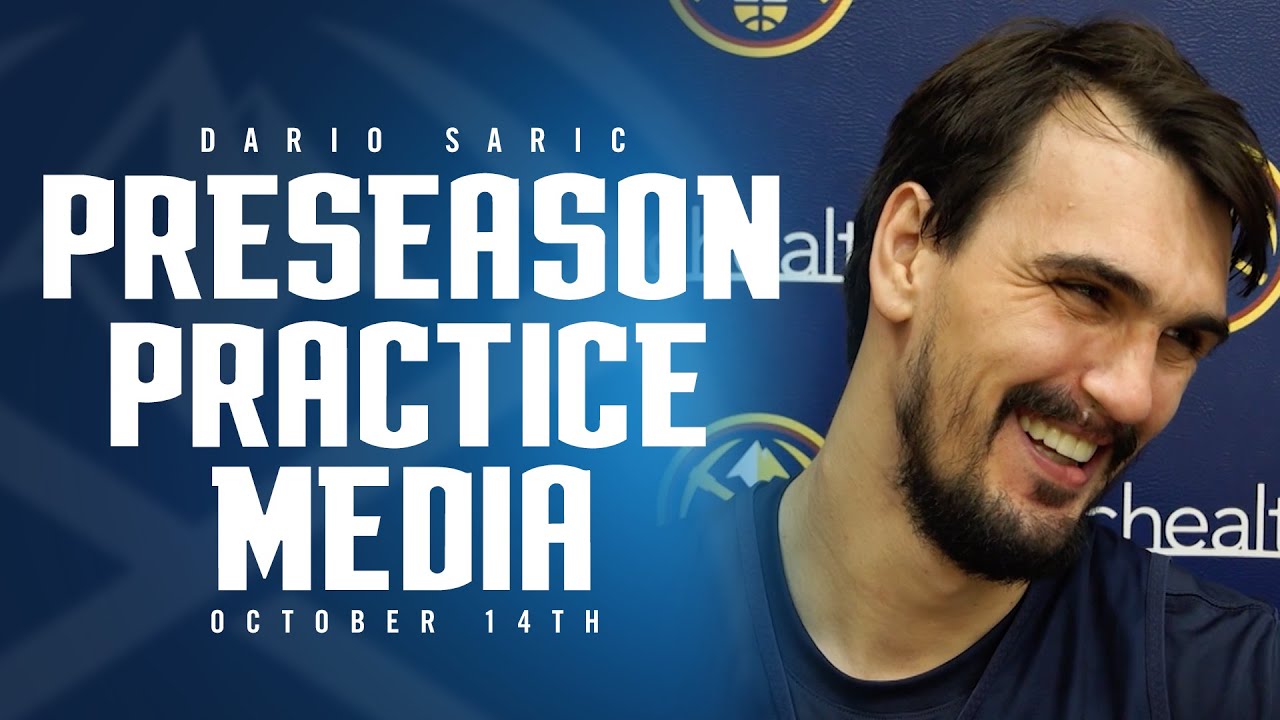 Dario Šarić Post Practice Media 🎙 | Denver Nuggets Preseason - YouTube