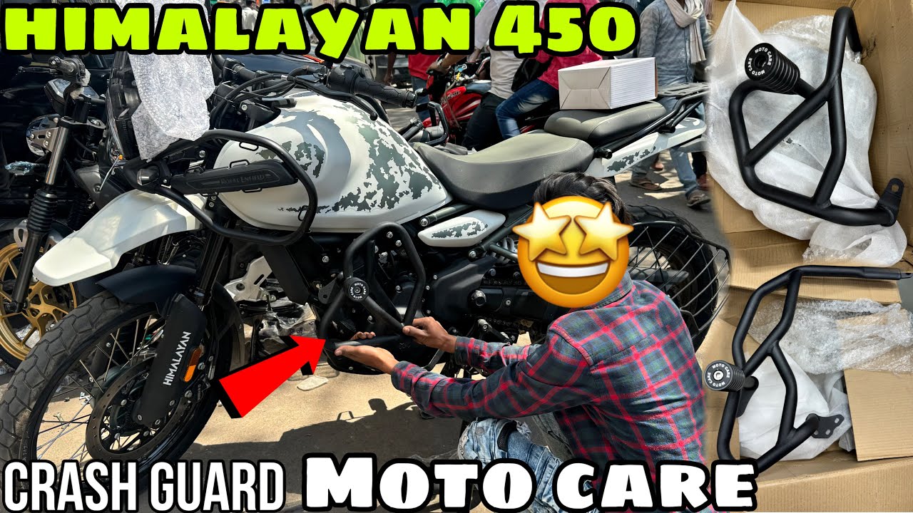 himalayan 450 modification | himalayan 450 heavy Crash Guard ...