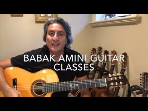 BABAK AMINI GUITAR CLASSES # 39. scales, Chords and Harmony # 20 - YouTube