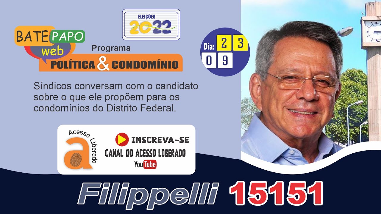 POLÍTICA E CONDOMÍNIO - TADEU FILIPPELLI - DISTRITAL 15151 - YouTube