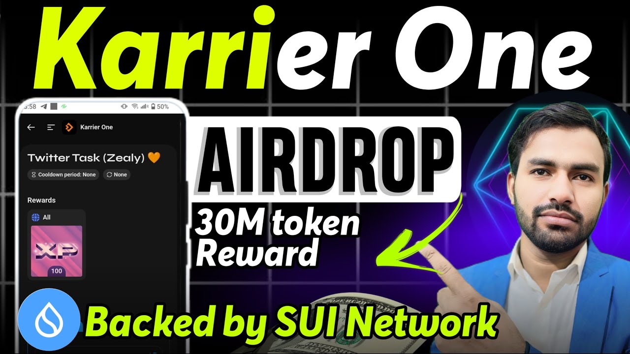 Karrier One Airdrop Complete Process | Airdrop Backed By Sui Network | Free Crypto Airdrop - YouTube