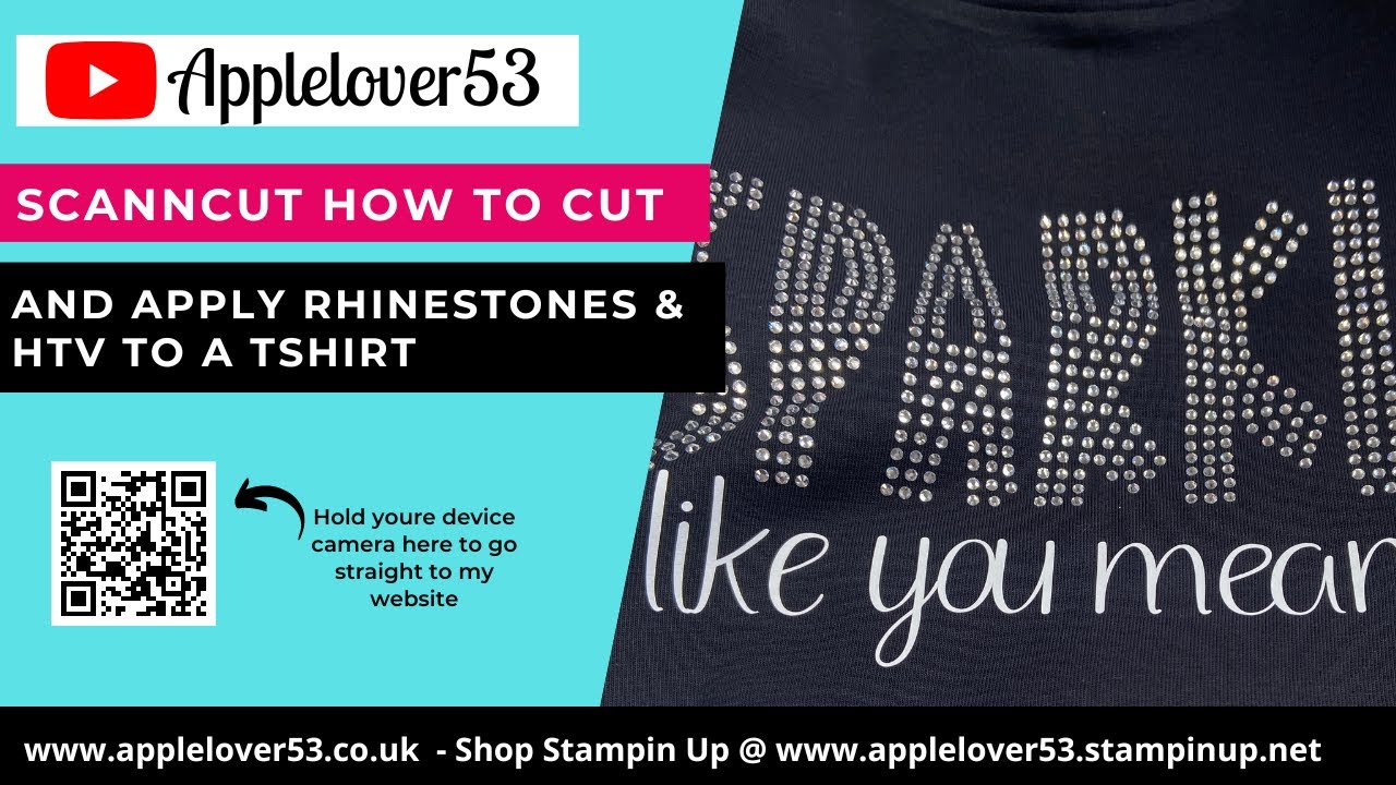 Bling A T-Shirt With A ScanNCut - How To Cut & Apply Hot Fix ...