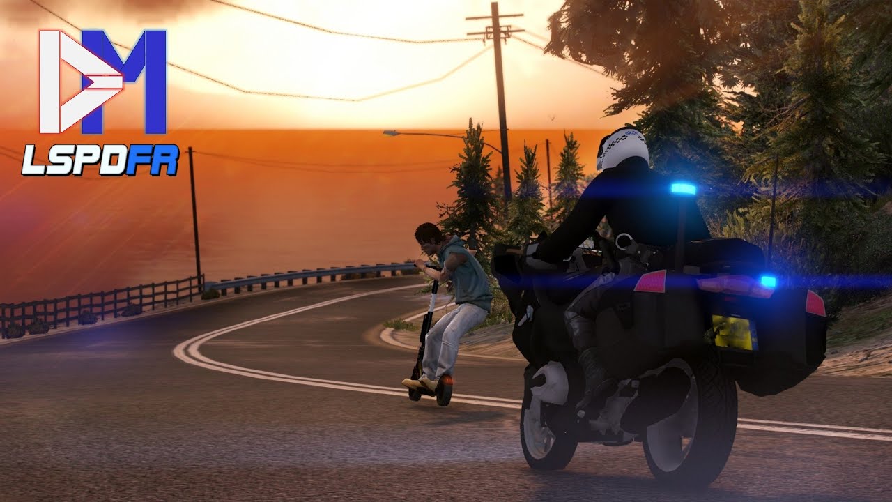 POLICE BIKE vs E-SCOOTER! | GTA 5 British Police Mod - LSPDFR UK - YouTube