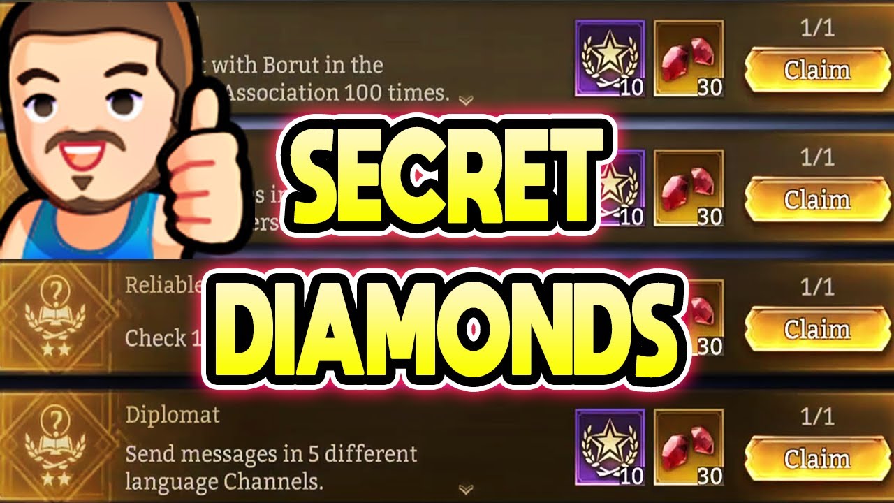 SECRET ACHIEVEMENTS: How to Get Free Diamonds the Easy Way ⁂ Watcher of ...