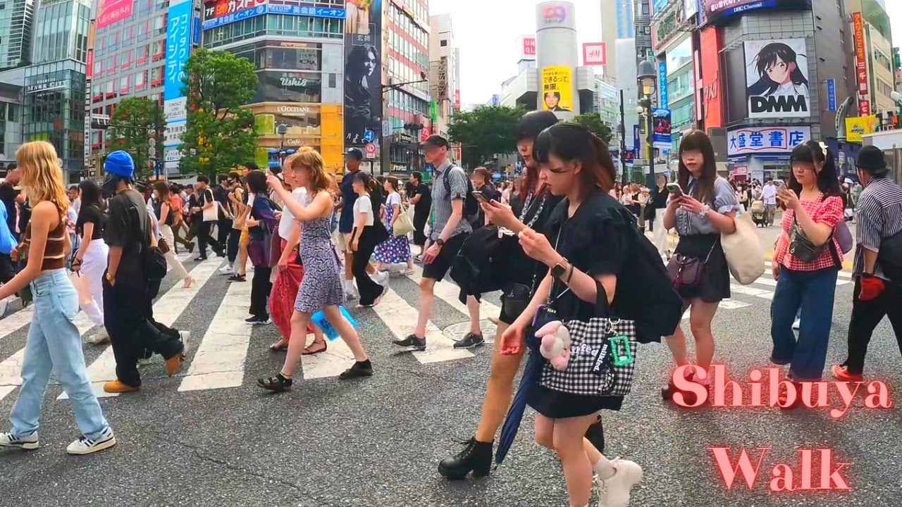 Shibuya Tokyo walking tour. 【4K】8.2023-8 - YouTube