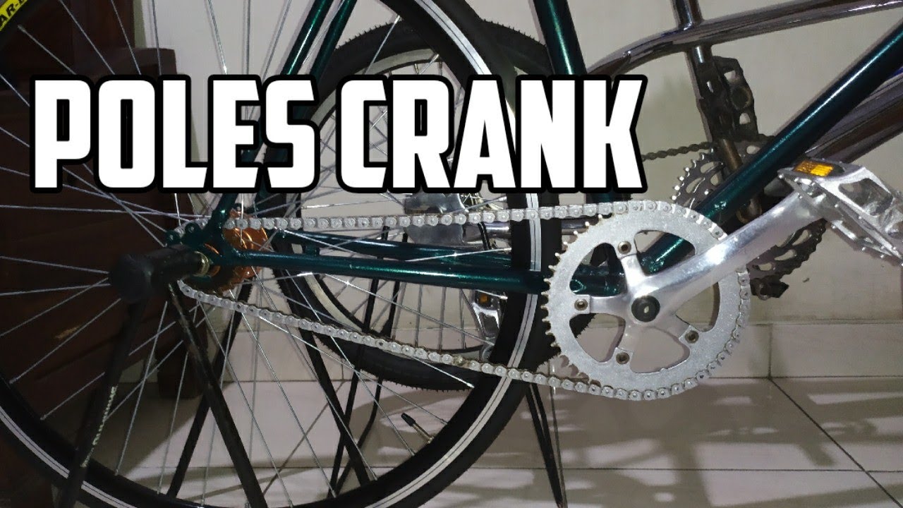 Poles crank arm mirip dicrome - YouTube