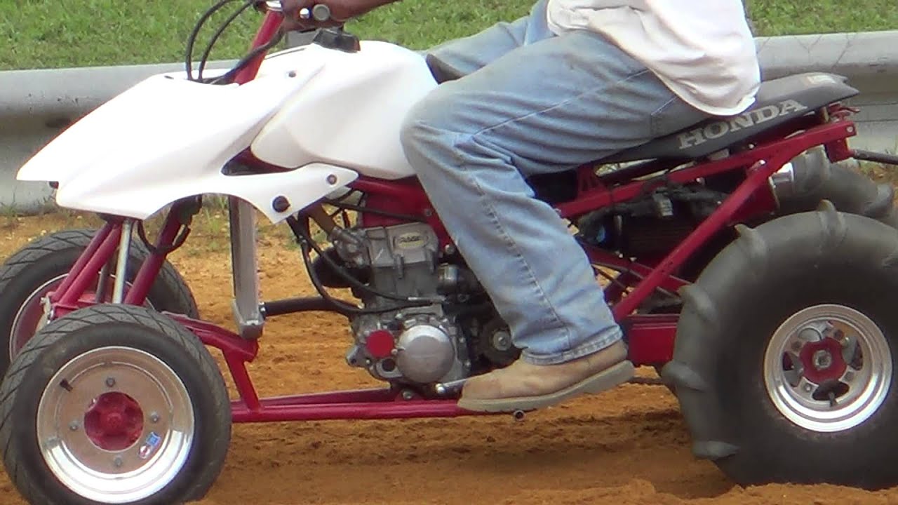 Honda 250R Dirt Drag - Bracket Race - YouTube