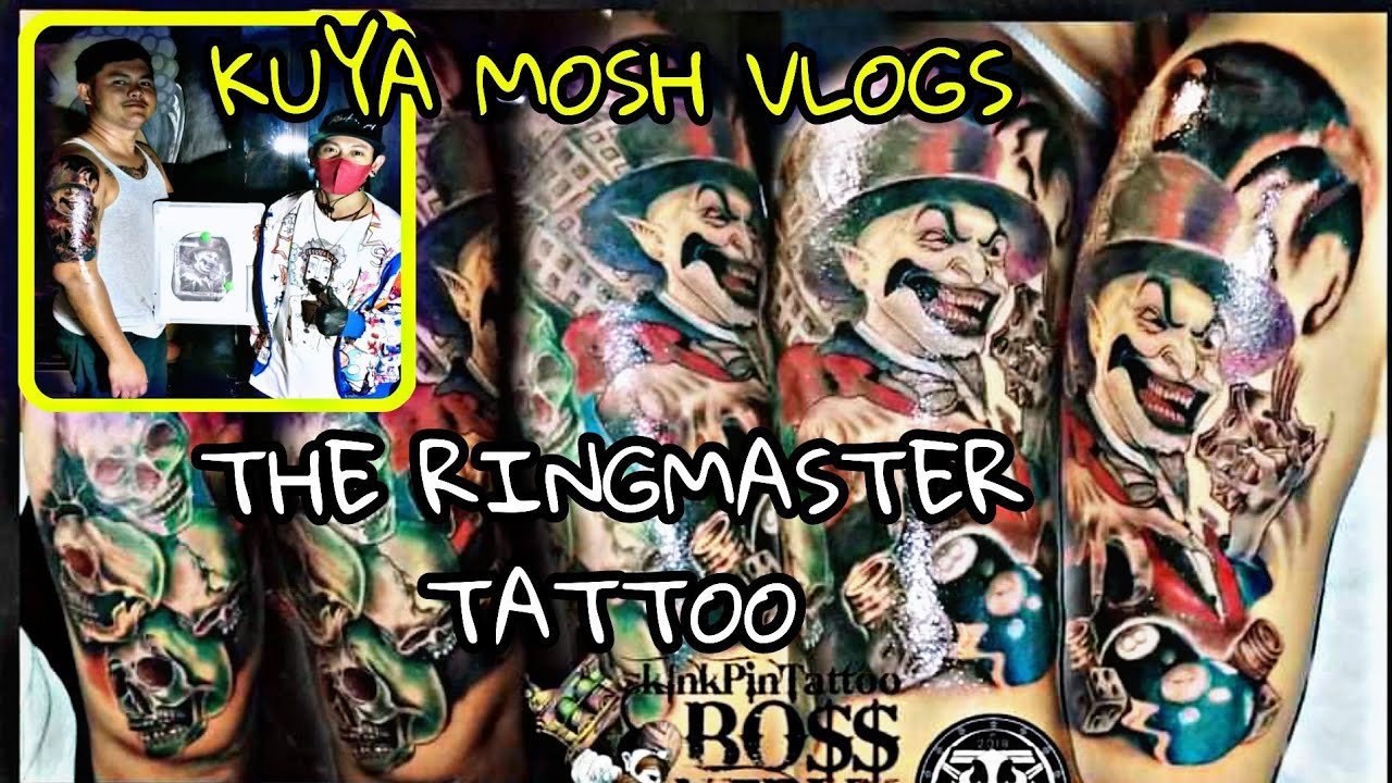 MY SECOND TATTOO..THE RINGMASTER TATTOO 😱😱 - YouTube