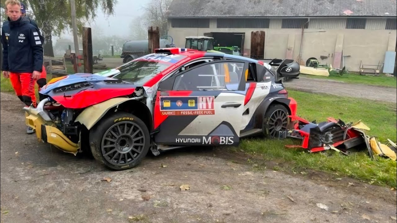 DAY 2 Highlights | WRC Central European Rally 2024 | Flat Out And Crash ...