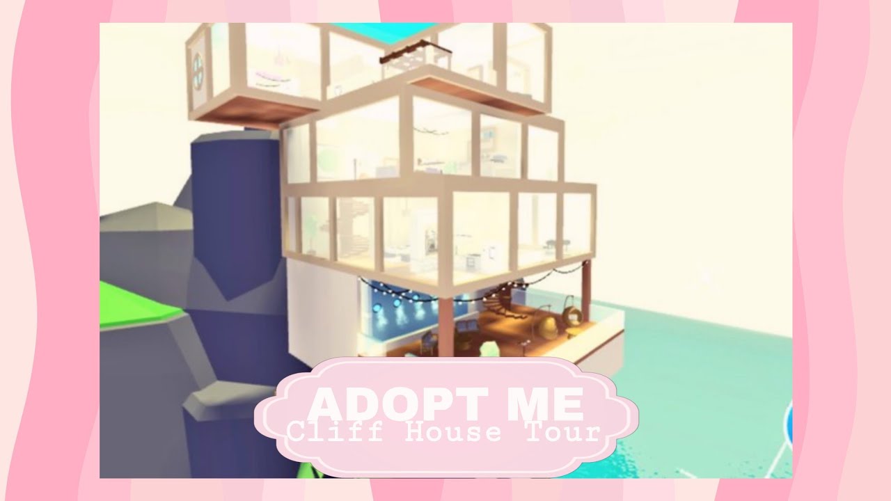Aesthetic Cliff House in Sandbox Island House 🌸 Roblox Adopt Me - YouTube