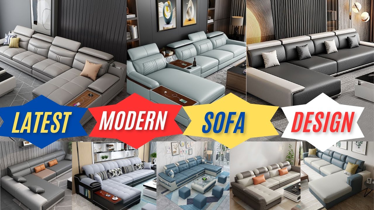 Modern Sofa Design Ideas 2024 | Wooden Sofa set Design | latest Sofa ...