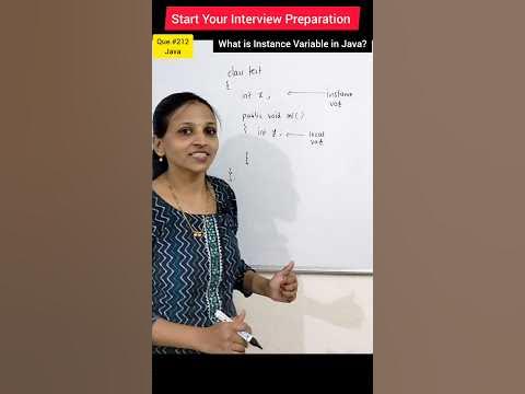 What is Instance Variable in Java ? #shorts #youtubeshorts #viral - YouTube