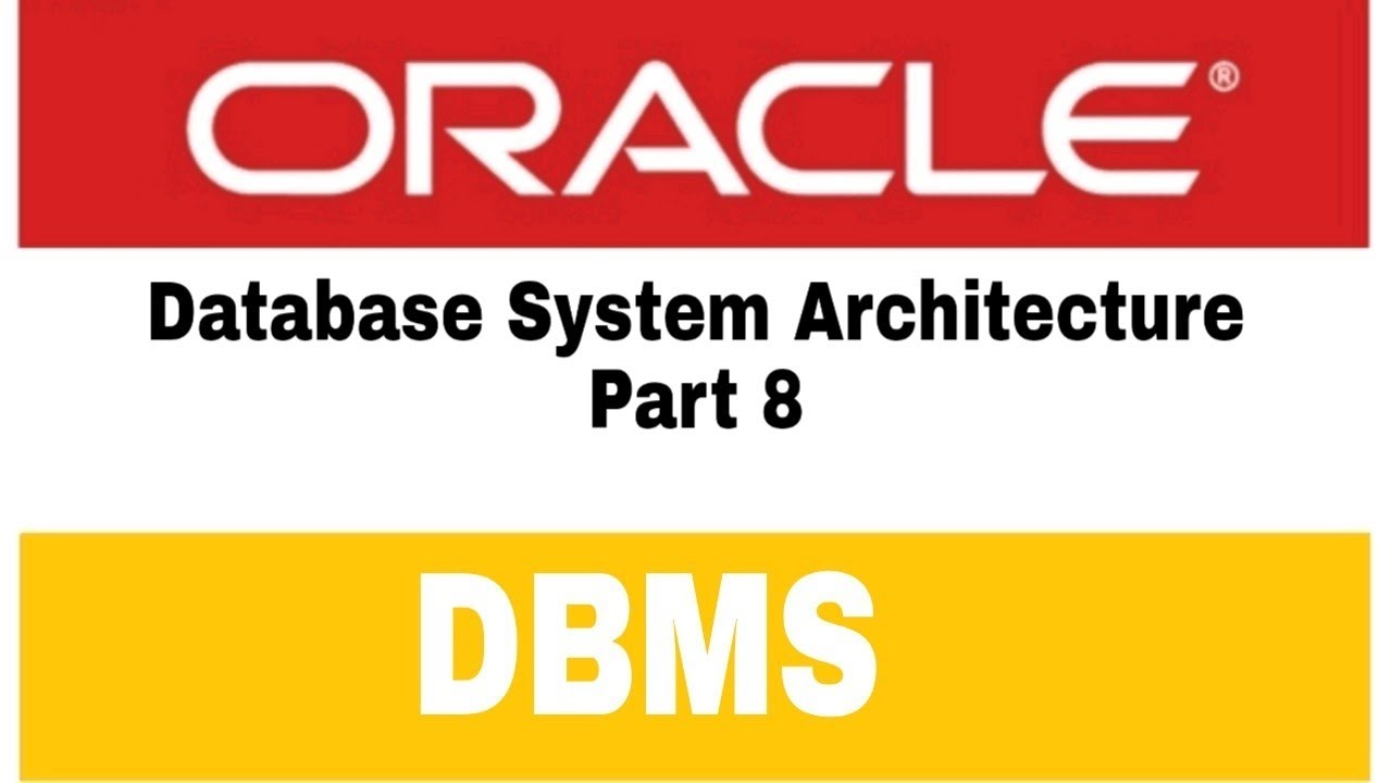 Database System Architecture Part 8 - YouTube