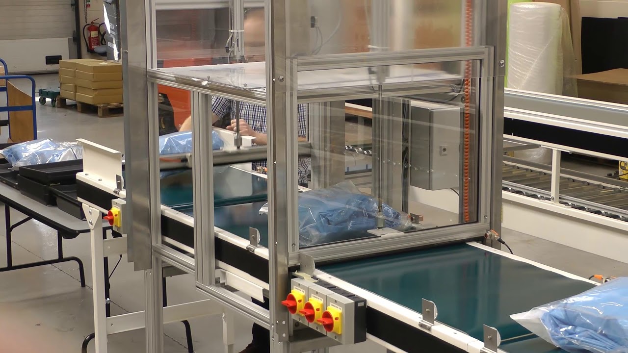 Cleanroom Airlock Conveyor - YouTube