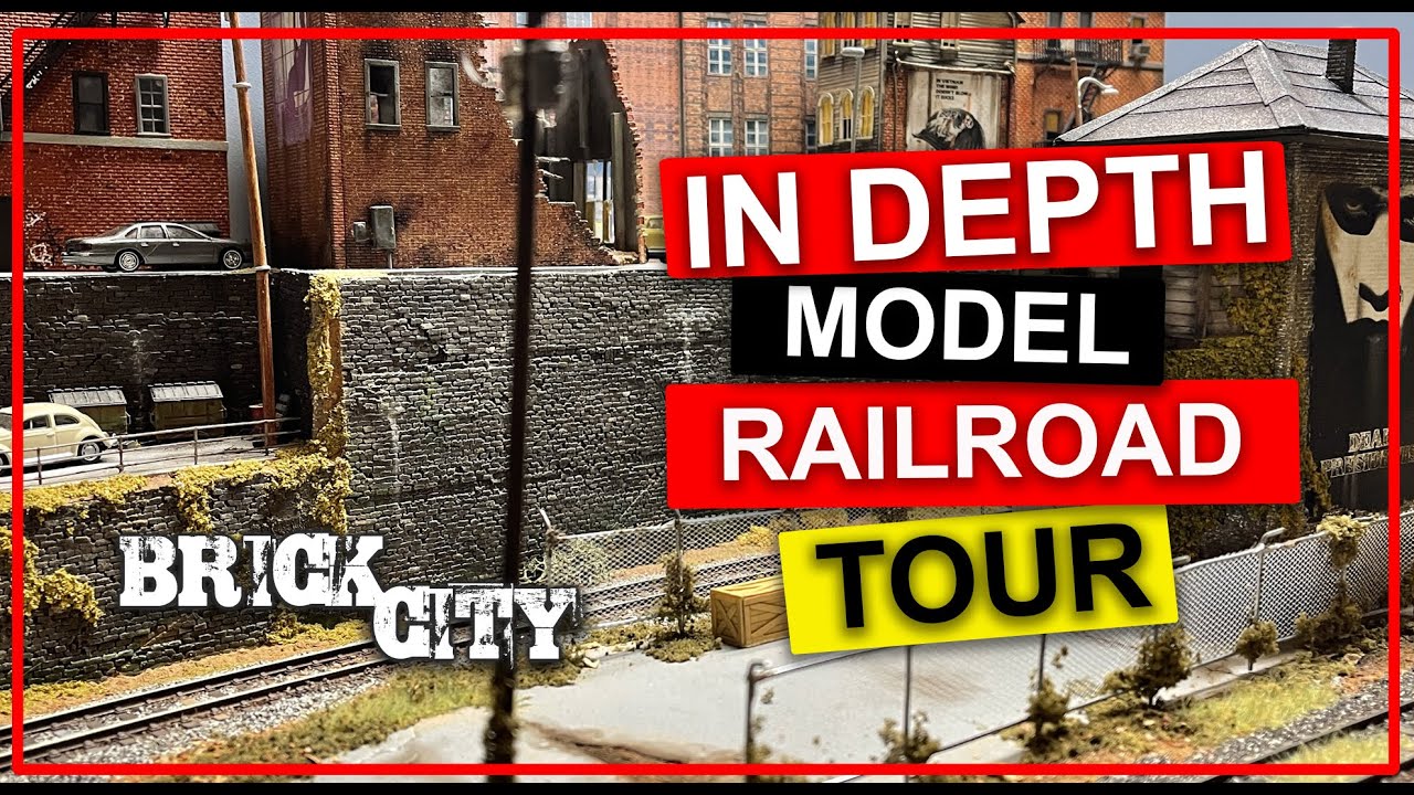 In Depth Model Railroad Tour - Episode 1 - HO Scale Layout - Brick City ...