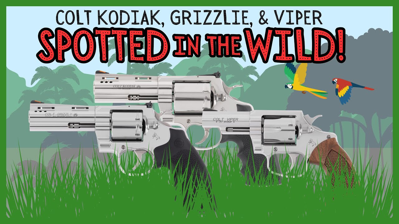 New Colt Wheel Guns Spotted in the Wild! - YouTube