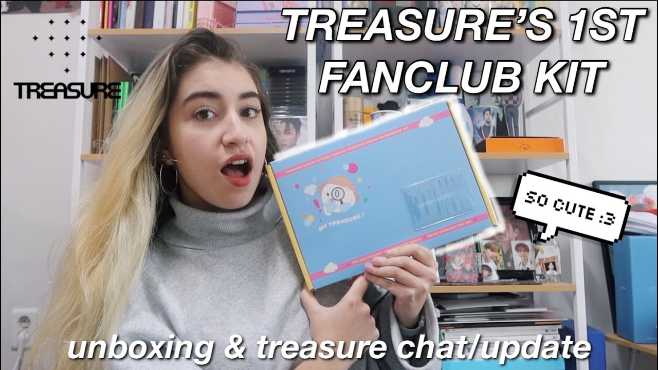 TREASURE 1ST TREASURE MAKER FANCLUB MEMBERSHIP KIT UNBOXING (chats ...