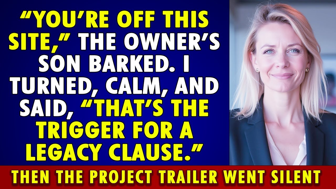 You're OFF this SITE, I said one word: "CLAUSE"—and the entire PROJECT ...