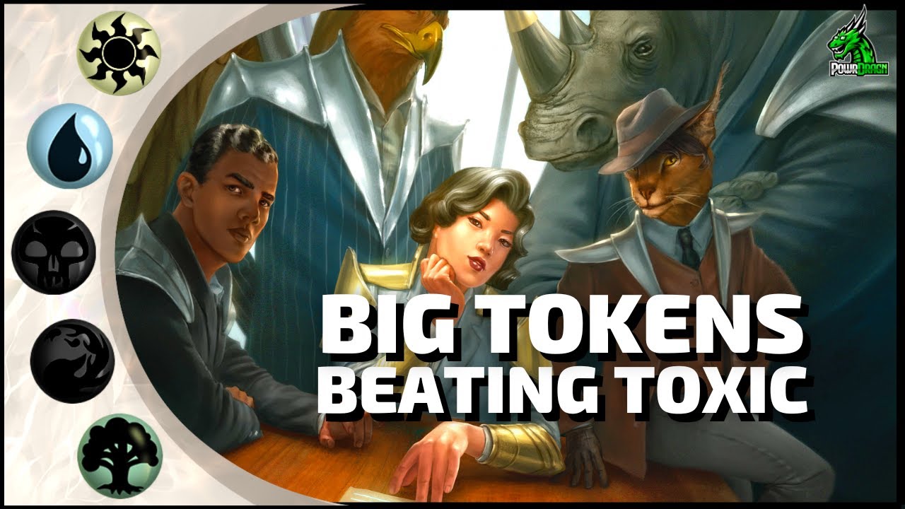 🔵⚪🟢Bant Stacks Up Big Tokens | Magic MTG Arena Standard Deck Phyrexia ...