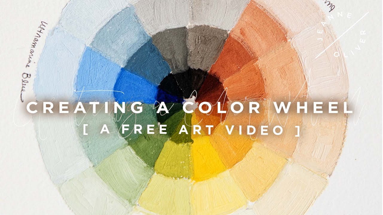 Creating a Color Wheel in Oils with Marian Parsons - YouTube