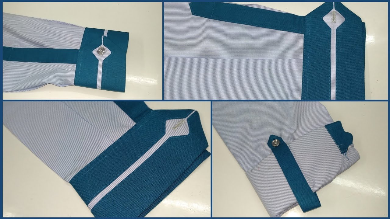 Shirt Cuff design | Shirt ke sleeve cuff design - YouTube