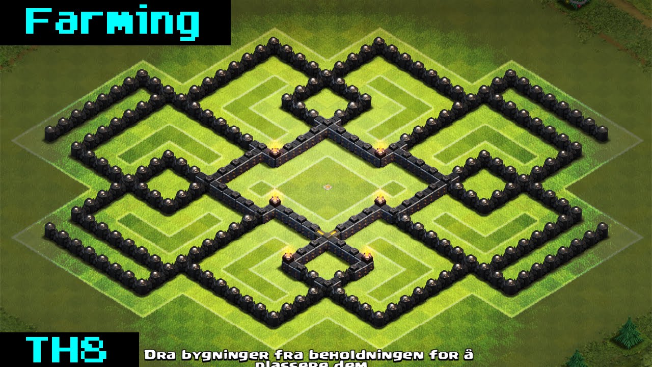 Clash Of Clans | TH8 FARMING BASE 2015 [Scorpion] - YouTube
