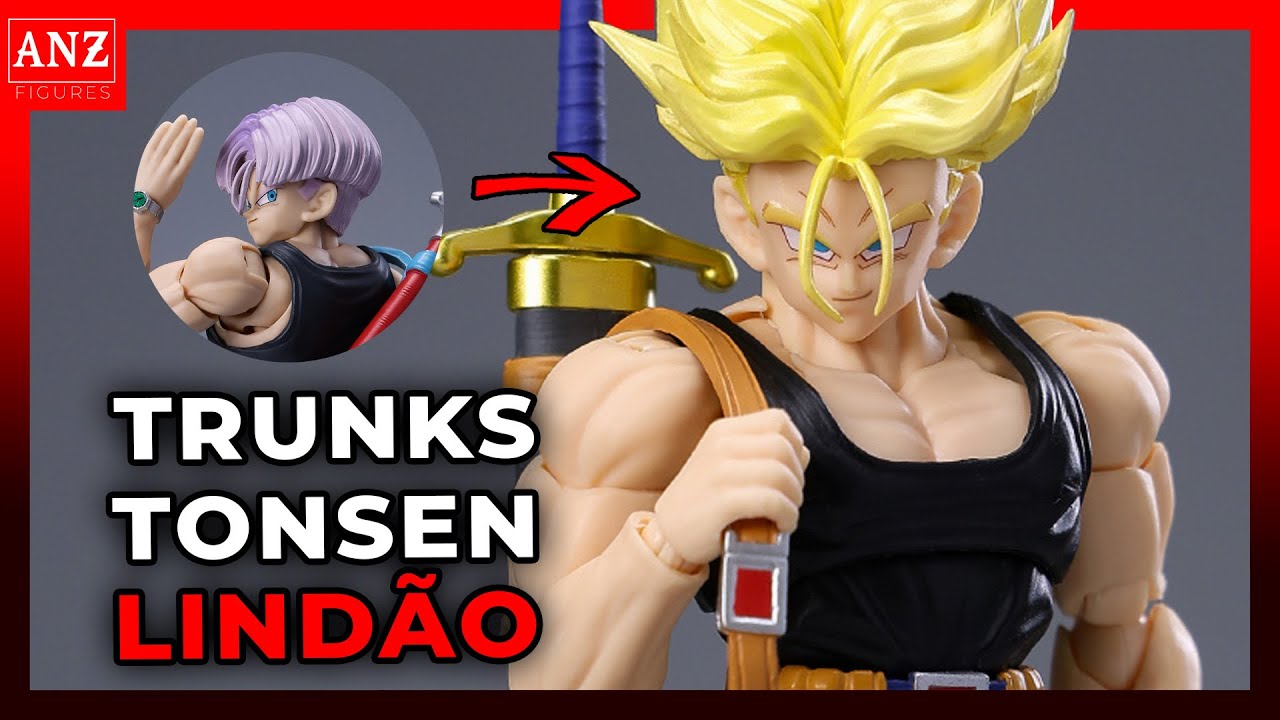 O TRUNKS DA TONSEN ART TÁ PERFEITO! Melhor que o Bandai?? - YouTube