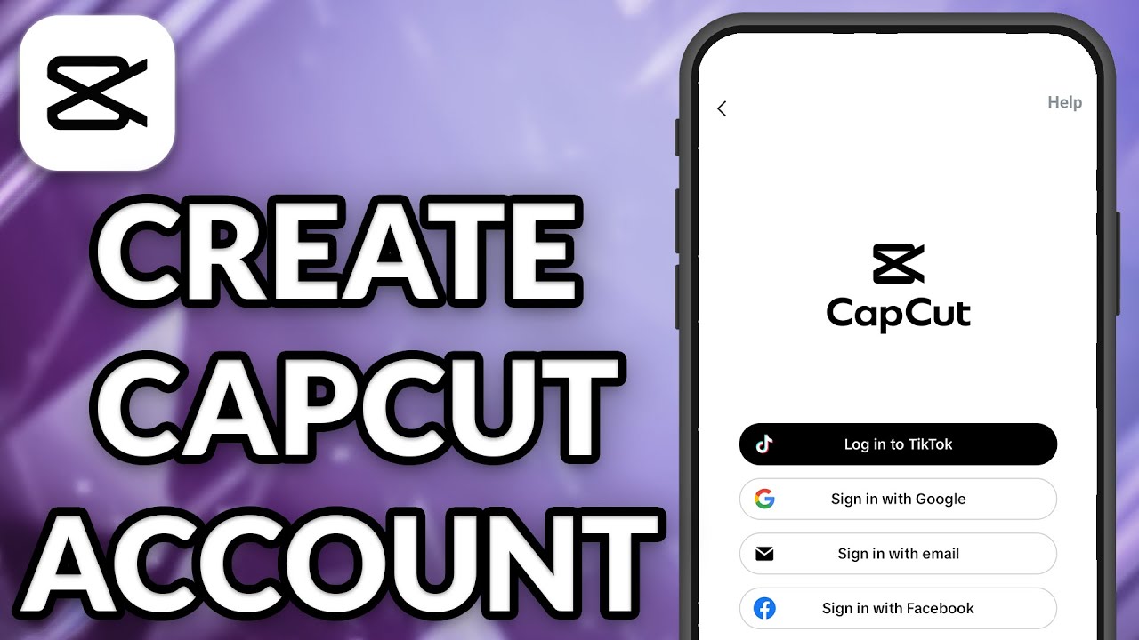 How To Create CapCut Account - YouTube
