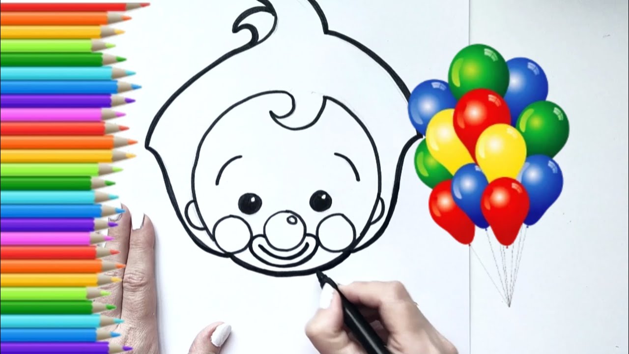 Cómo Dibujar al Payaso Plim Plim Paso a Paso 🎨 | Dibujo Fácil para ...
