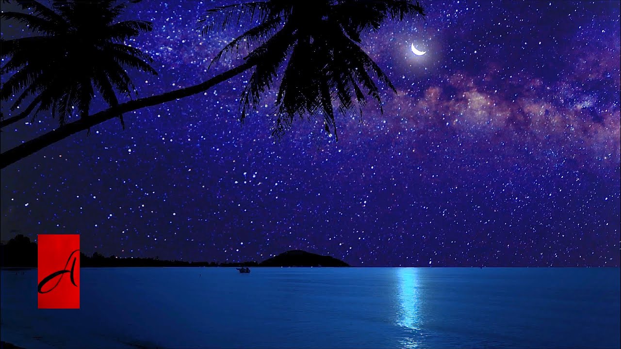 Sunset Fade to Moonlight to Naturally Fall Asleep (Acoustic guitar ...