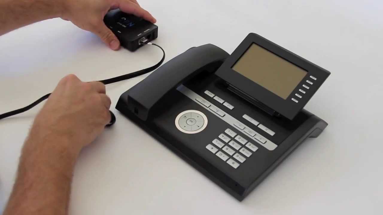 How to connect the EHS550 to a Siemens phone - YouTube