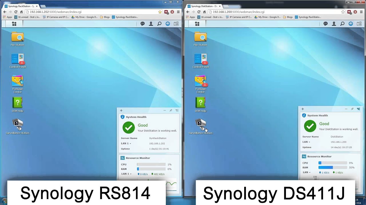 Synology RS814 Speed Test. - YouTube