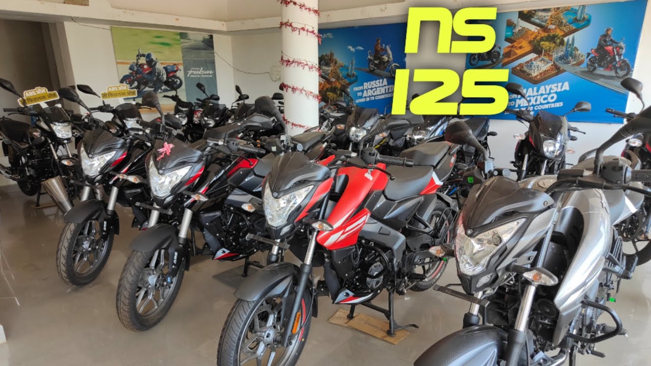 Ns 125 bs6 2023 model Grey and red colour 🎈 review - YouTube