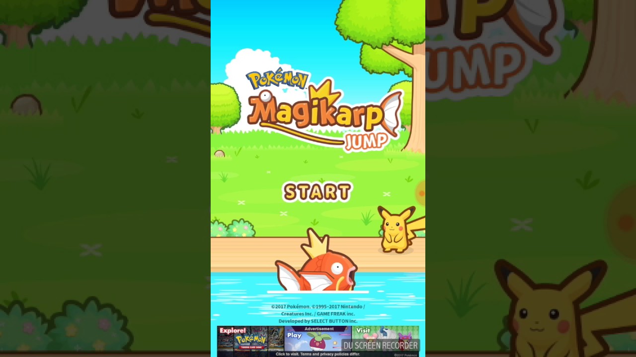 Pokemon Magikarp Jump walkthrough - YouTube