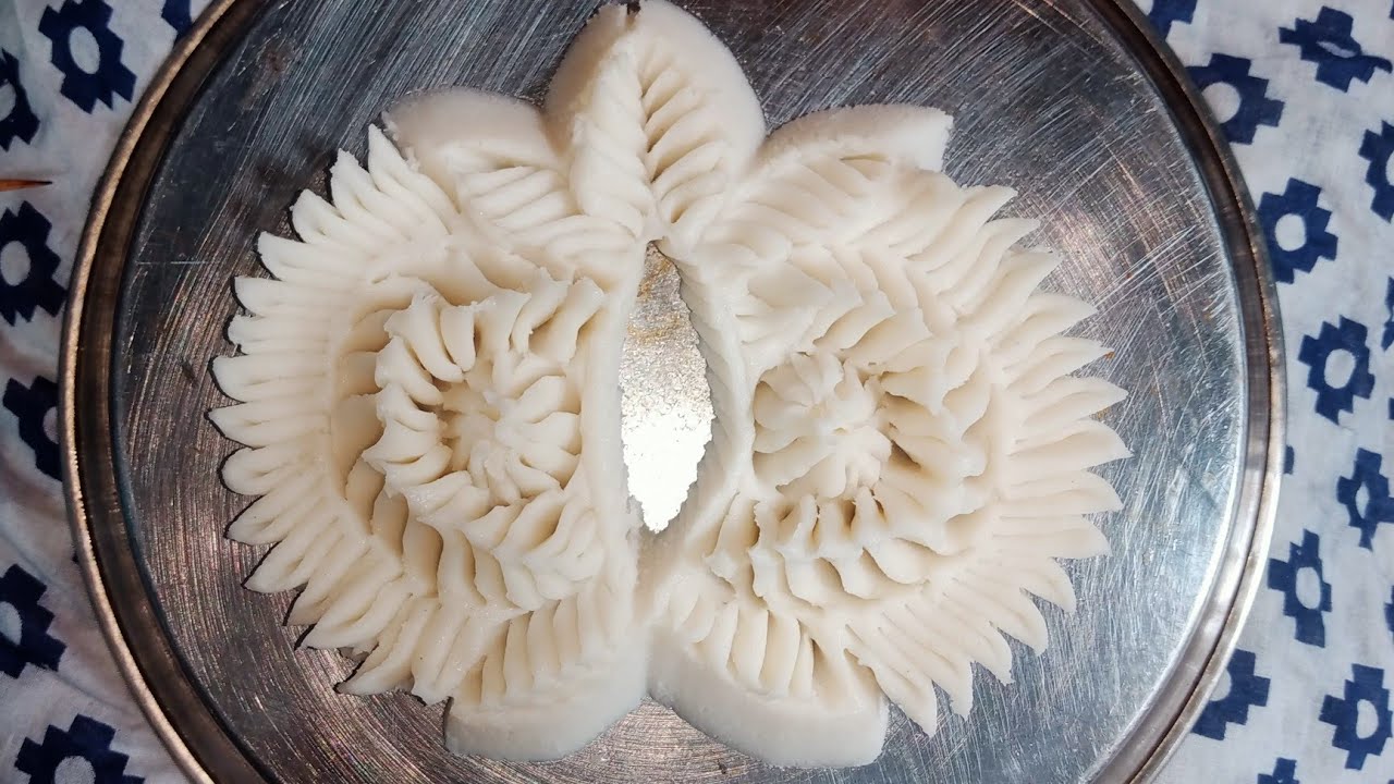 Nakshi pitha easy Design/How to make Nakshi pitha - YouTube