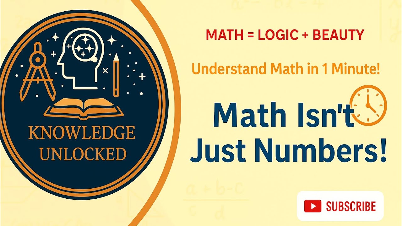 @Knowledge Unlocked | What Is Mathematics? Discover Its Meaning & Beauty in 1 Minute! - YouTube