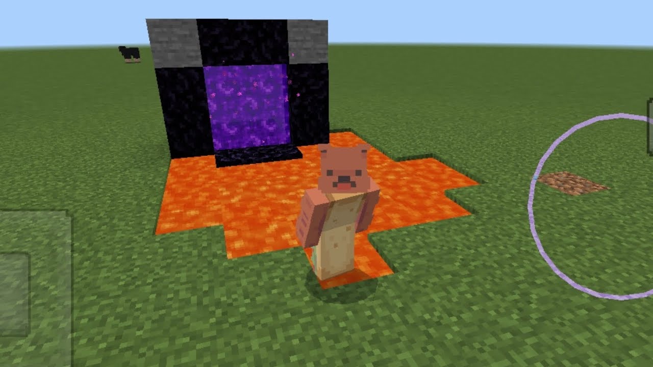 How to make portal in speedrunner method. #minecraft - YouTube