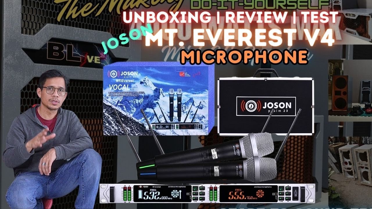 Unboxing Review Test + Connections - Mt Everest v4 Microphone ng Joson ...