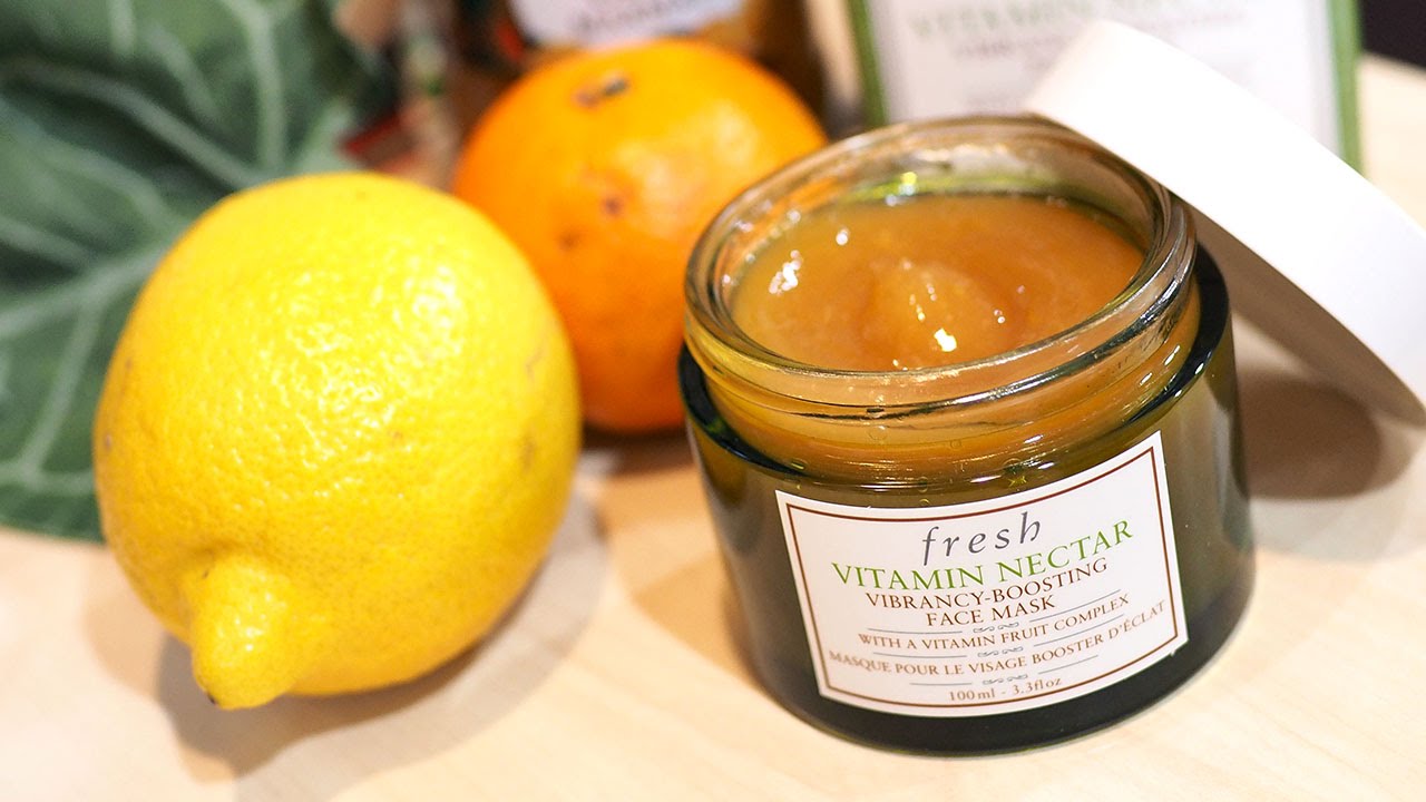 [Review] Fresh : Vitamin Nectar Vibrancy-Boosting Face Mask - YouTube