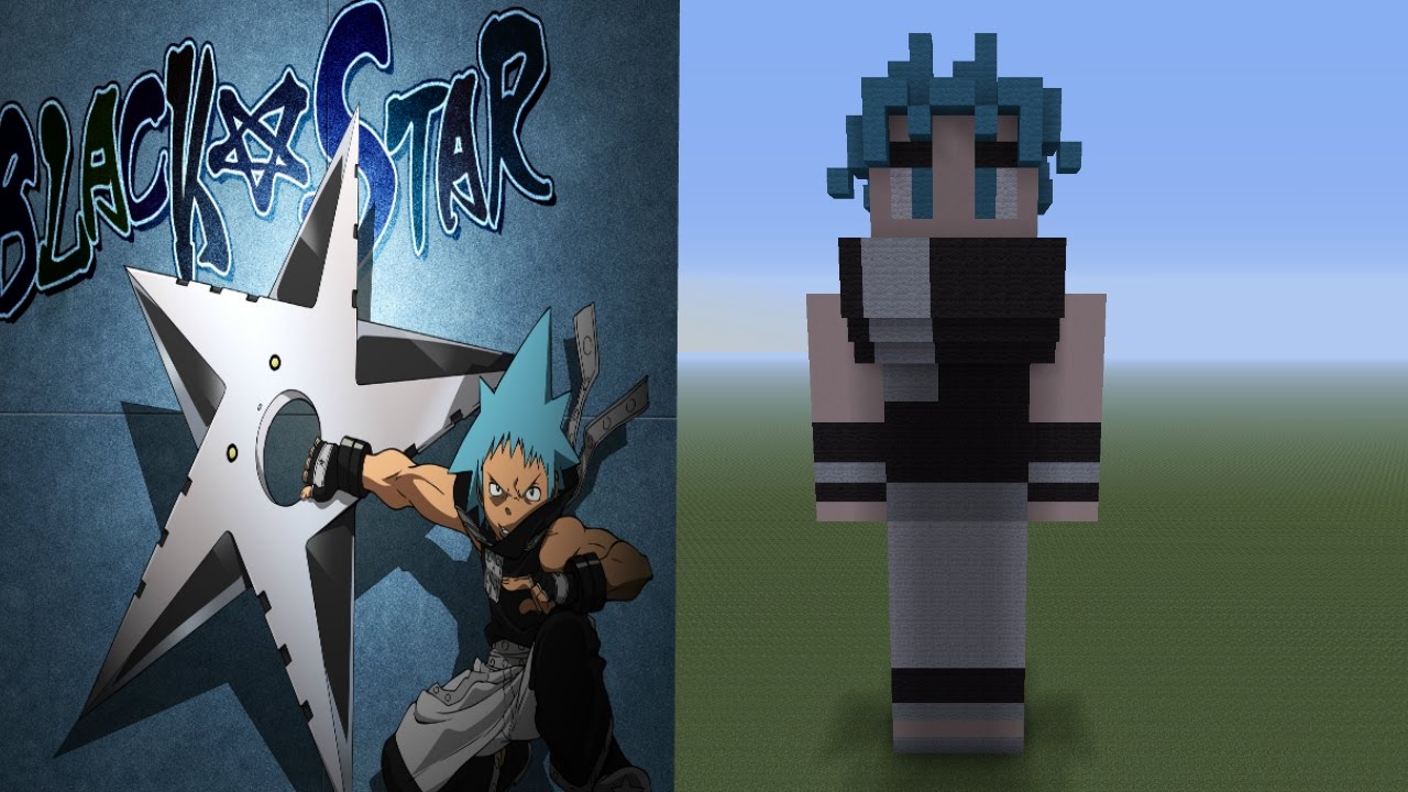 How to Make Black star Minecraft Statue!!! - YouTube