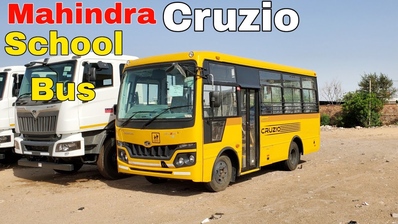 Mahindra Cruzio School Bus BS6 2023 Model 26/31 Seater Bus # ...
